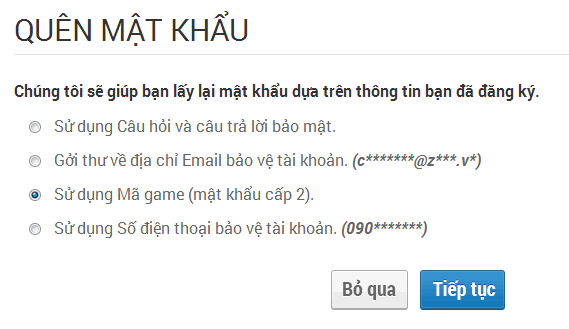 Zing ID - Zing Passport - Tài khoản Zing của VNG
